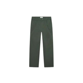 Les Deux Romeo Pleated Chino Pants - - Trousers - Herren - Gr&uuml;n - W31