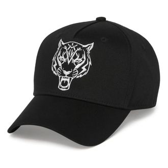 Plein Sport unisex, Accessoires, Noir, Taille: ONE Size Baseball Cap Tiger