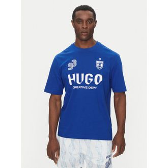 HUGO BOSS T-Shirt Nebulop 50541252 Blau Regular Fit
