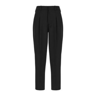 Pantaloni Torino Tapered Hosen - - Trousers - Damen - Schwarzk - M