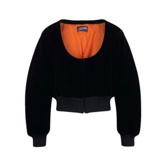 Jean Paul Gaultier Square Bomber Jacket - - Jackets - Damen - Schwarzk - S
