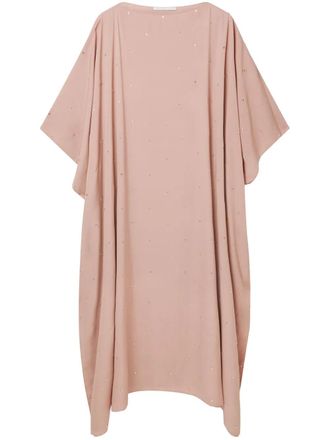Stella McCartney robe à ornements strassés - Rose