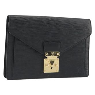 Louis Vuitton Pre-owned Pochette Sellier Dragonne - - Pre-owned - Damen - Schwarzk - ONE SIZE