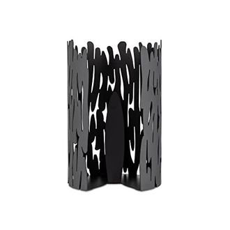 Alessi BM04 B Barkroll Porte Rouleau de Cuisine Design Acier Inoxydable Noir 15,50 x 15,50 x 24,00 cm