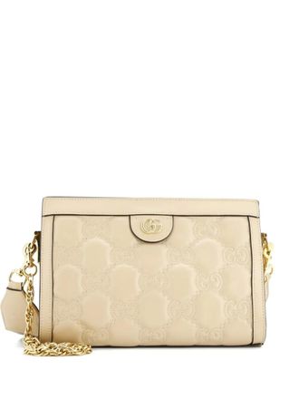 Gucci GG GG Matelasse Leather Small shoulder bag - Tons neutres