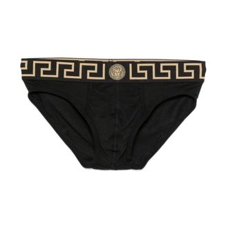 Versace Greca Border Briefs - - Underwear - Herren - Schwarzk - M