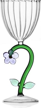 Ichendorf Kelch Optisch Blume Lila | Botanische Kollektion | 28 cl | Borosilikatglas | handgefertigt