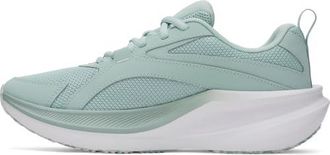 Under Armour Femmes Charged Assert 11, (477) Bleu &eacute;mail/Bleu &eacute;mail/Vert illusion, 8.5