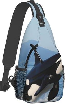 Generic R&eacute;glable Sacoche Bandouliere Orque Sac Bandouli&egrave;re Antivol Sac &agrave; Poitrine pour Randonn&eacute;e Femme Cyclisme