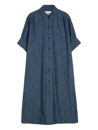 Jil Sander Robe chemisier en coton denim Jil Sander