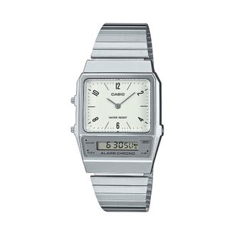 Casio Uhr Casio Vintage Edgy AQ-800E-7A2EF Silberfarben