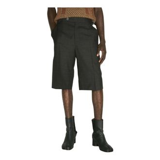 Vivienne Westwood Karierte Wollshorts - - Shorts - Herren - Schwarzk - S