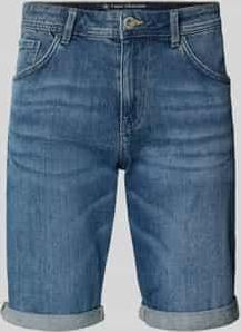 Tom Tailor Regular Fit Jeans Bermudas aus Baumwoll-Mix