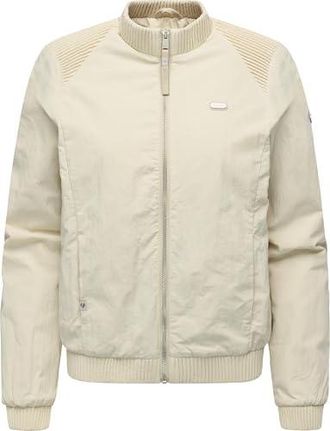 Ragwear Veste demi-saison l&eacute;g&egrave;re et imperm&eacute;able pour femme style bomber Chenna Summer YOUMODO XS &agrave; 3XL, Blanc uni, XXL