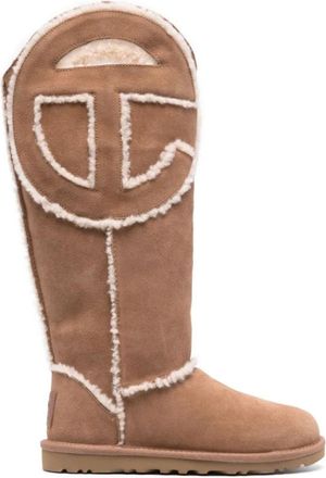 UGG Ugg, Femme, Chaussures, Brun, Taille: 34 EU Bottes Hautes en Daim