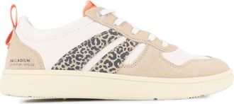 Palladium Unisex Pallacup Flame LTH Sneaker, Cream Sand Leopard, 44.5 EU