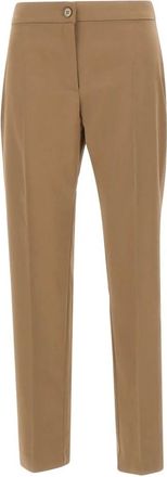 Elena Miro Femme, Pantalons, Brun, Taille: 44 FR Straight Pantalons