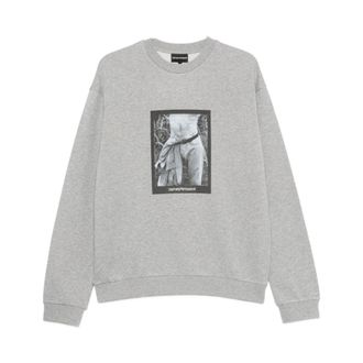 Emporio Armani Emporio Armani Capsule Pullover Grau - - Sweatshirts & Hoodies - Herren - Grau - XL