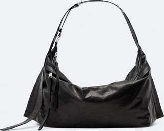 AllSaints Lutece petit sac polochon noir