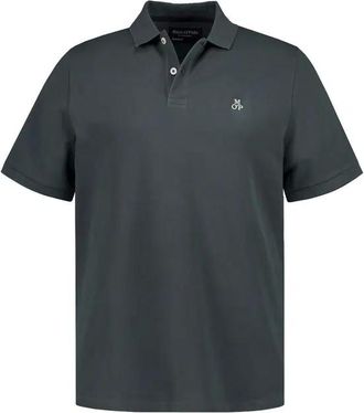 Marc O'Polo Herren Polo-Shirt gr&uuml;n Baumwoll-Piqu&eacute;