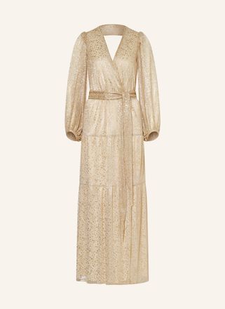 BA&SH Ba&Sh Kleid Cala In Wickeloptik Mit Cut-Out gold