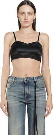 Ann Demeulemeester Xaja Washed Silk Satin Bralette