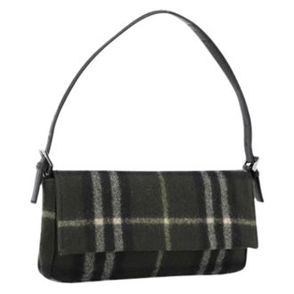 Burberry Pre-owned Vintage Schultertasche - - Pre-owned - Damen - Gr&uuml;n - ONE SIZE