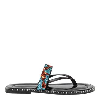 Dries Van Noten Zehentrenner-Sandale mit abgerundeter Spitze - - Shoes - Damen - Mehrfarbig - 36 1/2 EU