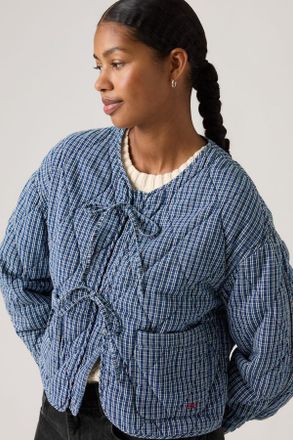 Levi's Rue Liner Jacket - Femme - Bleu / Little Tiny Windows - 2XS