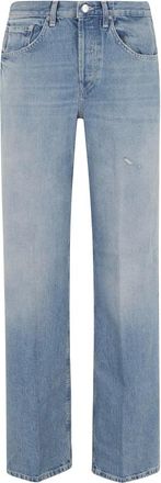 Dondup Femme, Jeans, Bleu, Taille: W24 Jacklyn Wide Leg Jeans