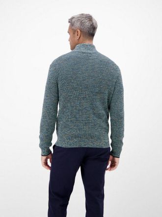 Lerros Strickpullover Herren Troyer in Twist-Struktur