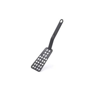 De Buyer De Buyer - Spatule perforée souple en nylon pour poêle antiadhésive - 28 x 6,3 cm -, Noir