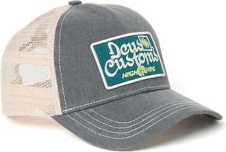 Deus Casquette de camionneur Open Head - Anthracite, Noir, Taille unique