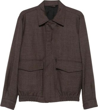 BRIGLIA 1949 Veste Irving - Homme - Vestes - Brun - Taille: M