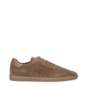 Ermenegildo Zegna Baskets De Zegna 232 Camoscio Homme Beige/Beige Fonc&eacute;