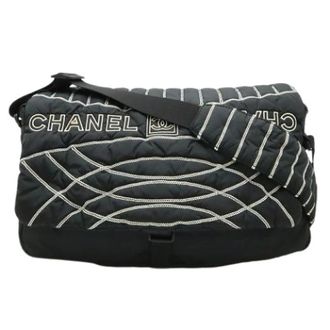 Chanel Pre-owned Vintage Nylon Messenger Bag - - Pre-owned - Damen - Schwarzk - ONE SIZE