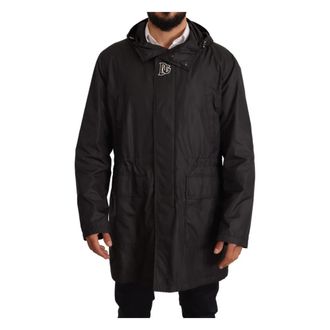 Dolce & Gabbana Parkas - - Coats - Herren - Schwarzk - XS