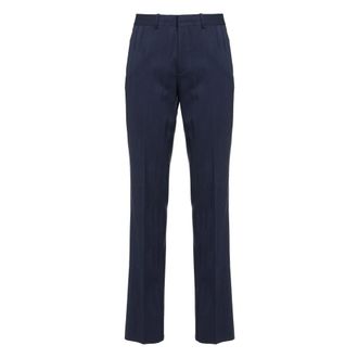 Off-white Schmal geschnittene ma&szlig;geschneiderte Hose - - Trousers - Herren - Blau - M