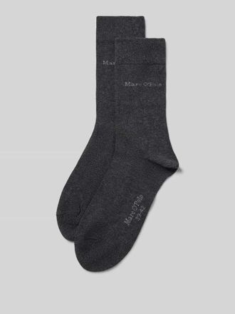 Marc O'Polo Socken mit Logo-Schriftzug im 2er-Pack