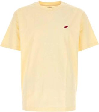 New Balance Homme, Tops, Jaune, Taille: L T-Shirt Classique en Coton