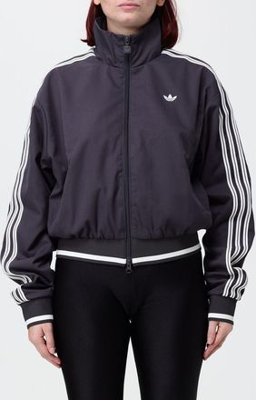 adidas Veste de surv&ecirc;tement zipp&eacute;e en polyester recycl&eacute; avec col montant