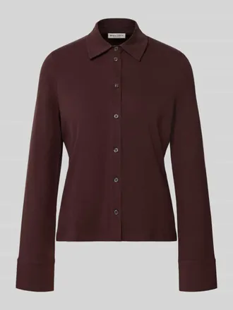 Marc O'Polo Regular Fit Hemdbluse aus Baumwoll-Mix