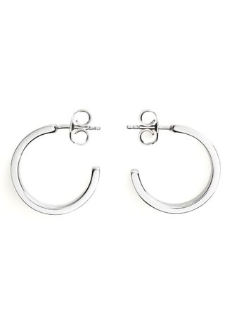 Maison Margiela Logo Earrings - Silver