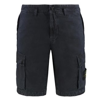 Stone Island Homme, Shorts, Bleu, Taille: W30 Supima Cotton Twill Stretch-TC Shorts