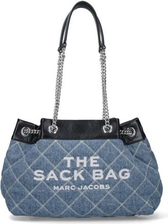 Marc Jacobs Hobo Bags - Quilted Structured Bag With Dual Chain Handles - Gr. unisize - in Blau - f&uuml;r Damen