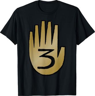 Disney Gravity Falls Journal 3 Hand Official Disney Channel T-Shirt