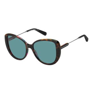 Marc Jacobs Stylische Sonnenbrille in Violett mit blauen Gl&auml;sern - - Accessories - Damen - Braun - 56 MM