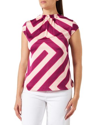 Comma Damen 60.2.61.10.100.2132478 Bluse, 46A0 lila, 36