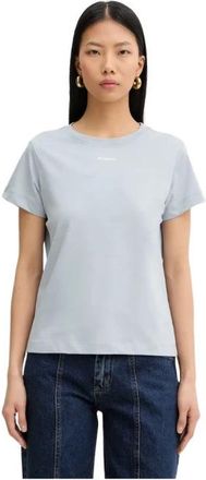 Pinko Pinko, Femme, Tops, Bleu, Taille: 36 FR T-shirt Basico