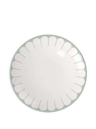 Villeroy & Boch lot dassiettes &agrave; fleurs - Vert
